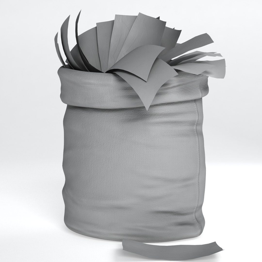 3D Cartoon Money Bag Model - TurboSquid 1173958