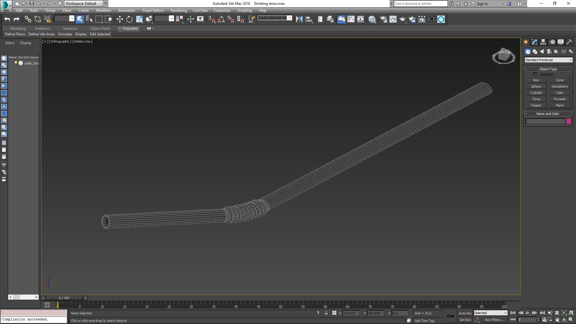 Drinking Straw 3D Model - TurboSquid 2335113