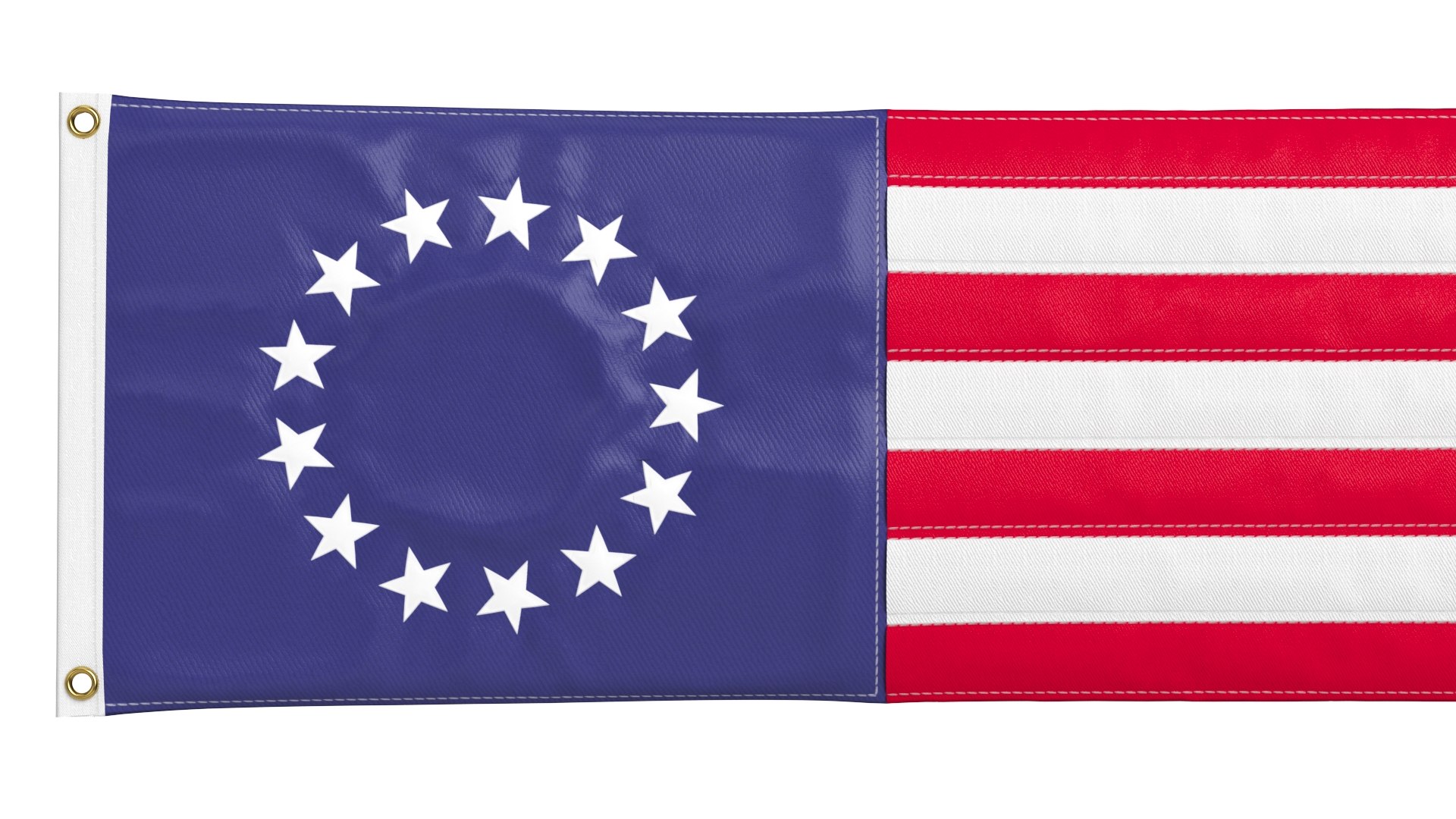 United States Flag Pulldown 3D Model - TurboSquid 2131919