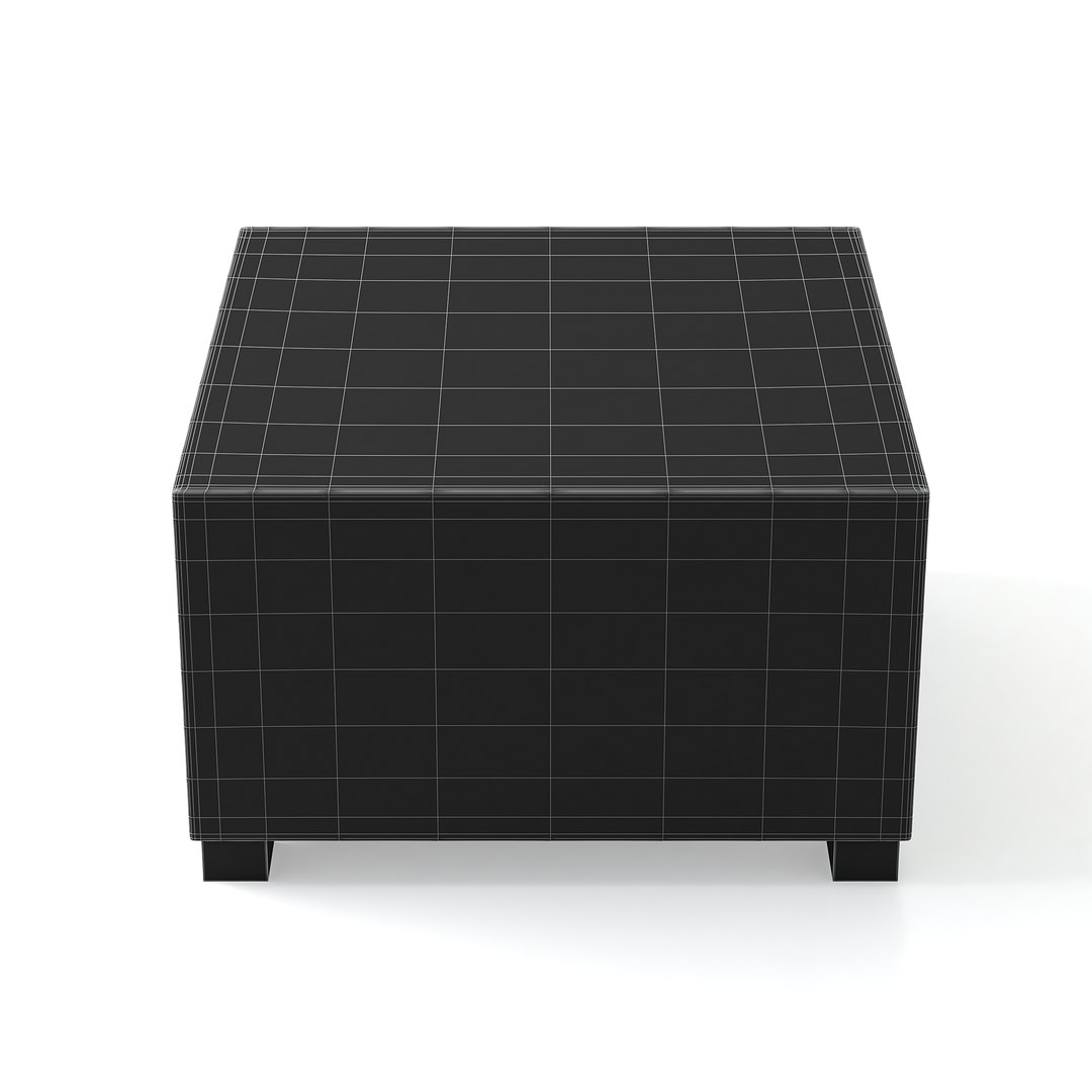 3D Model Rattan Garden Table - TurboSquid 1738526