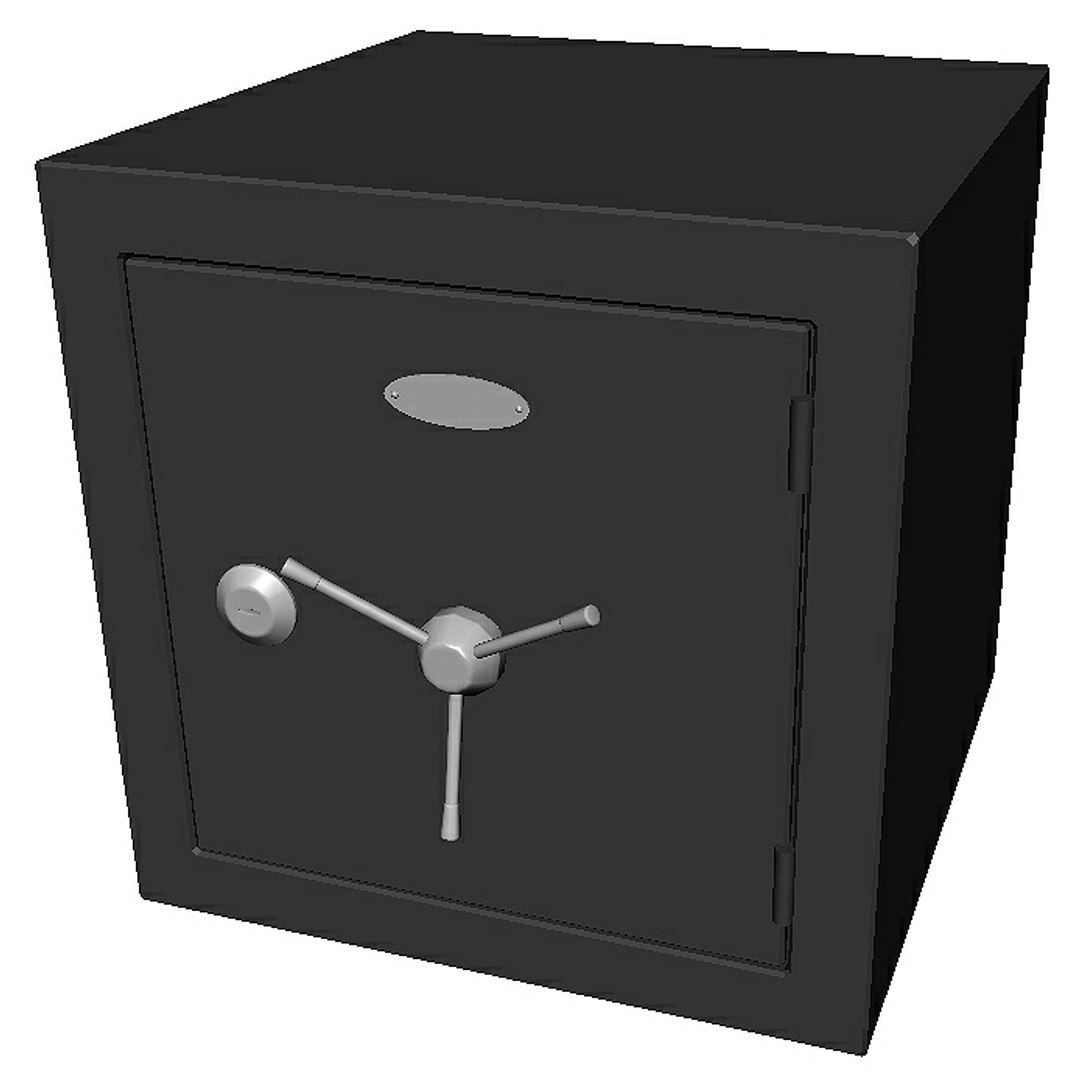 Safe cube 3D - TurboSquid 1260452