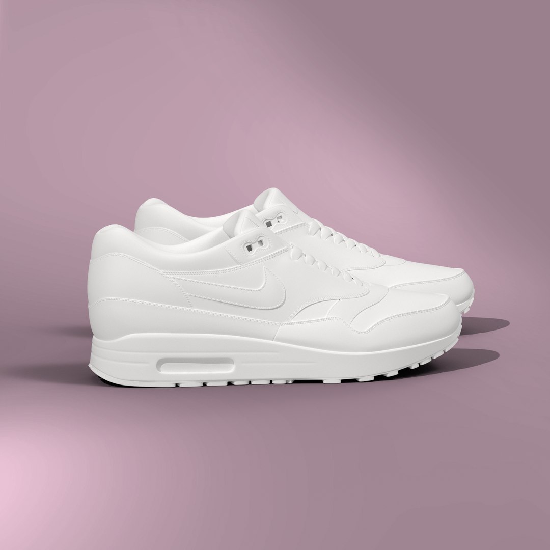 Nike Sneakers Shoes High Poly 3D Model - TurboSquid 2145526