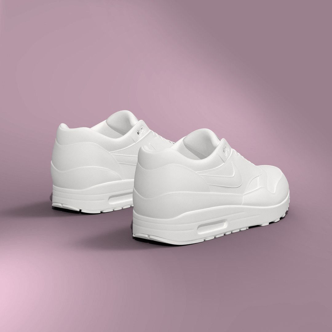 Nike Sneakers Shoes High Poly 3D Model - TurboSquid 2145526