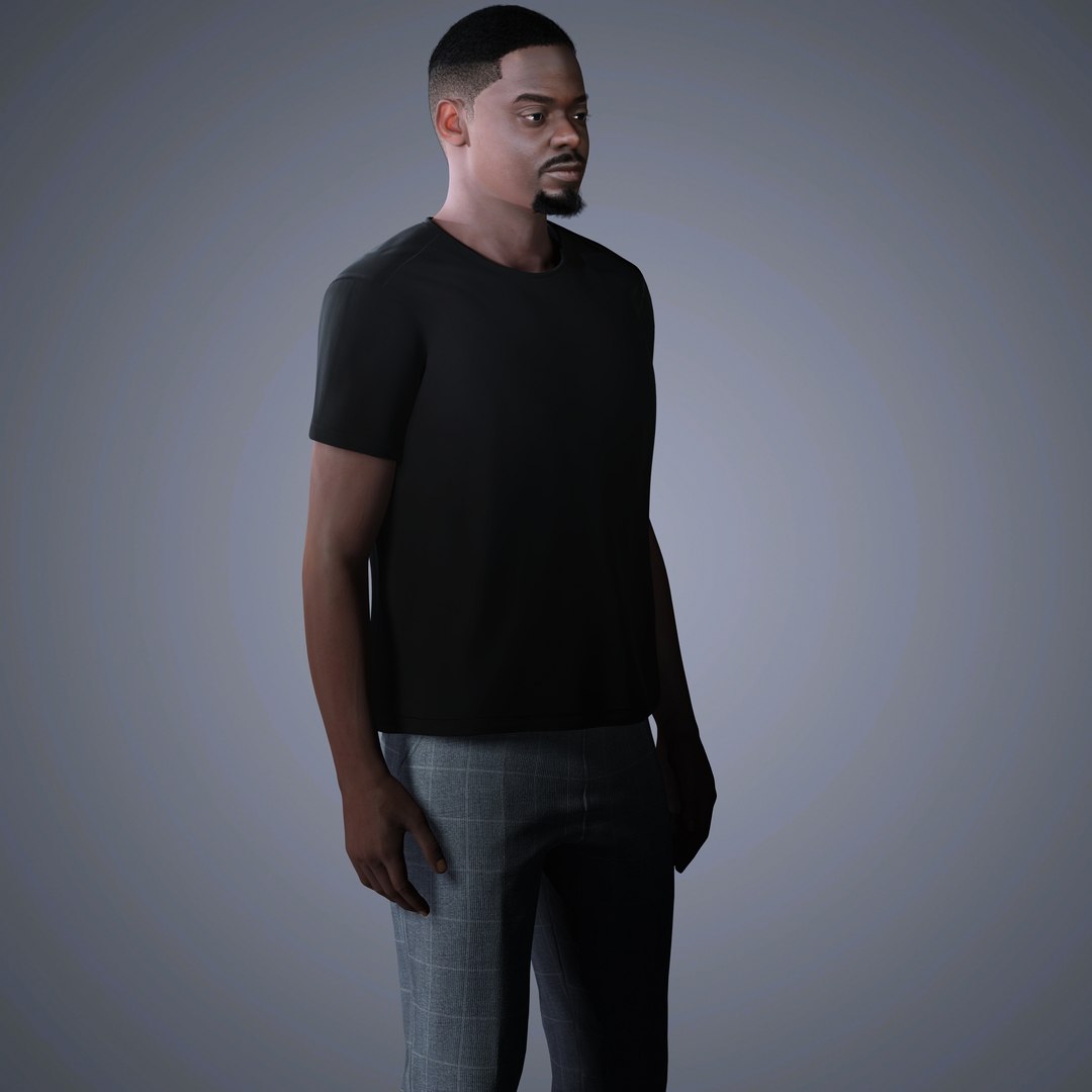 Daniel Kaluuya Character 3D Model Low-poly 3D - TurboSquid 2305435