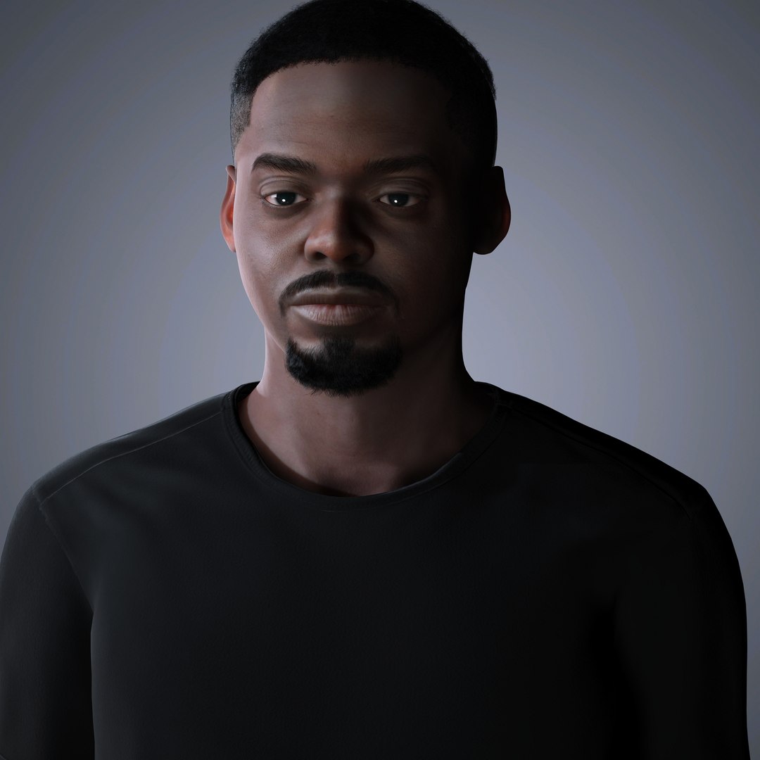 Daniel Kaluuya Character 3D Model Low-poly 3D - TurboSquid 2305435