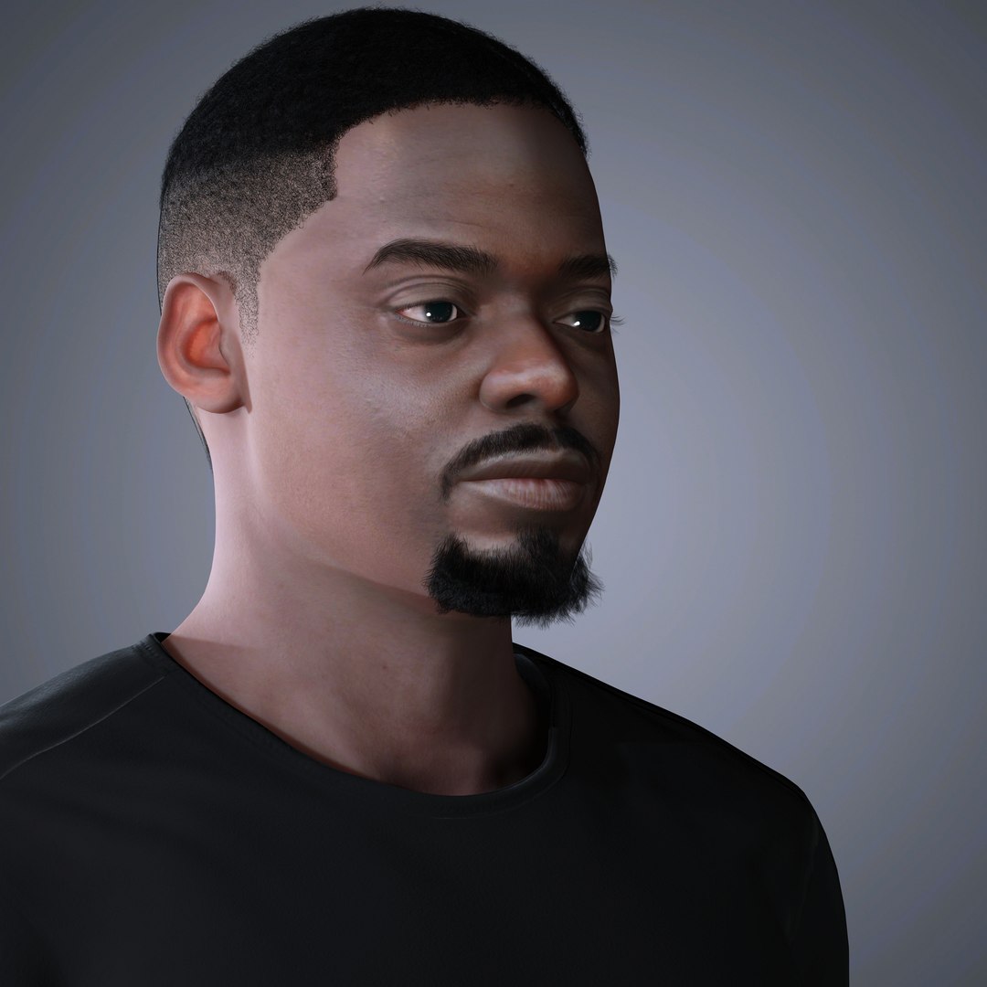 Daniel Kaluuya Character 3D Model Low-poly 3D - TurboSquid 2305435