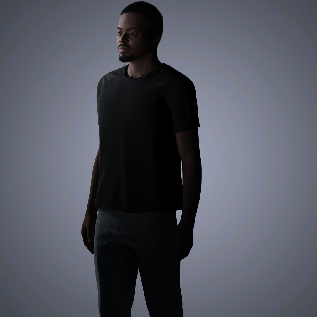 Daniel Kaluuya Character 3D Model Low-poly 3D - TurboSquid 2305435