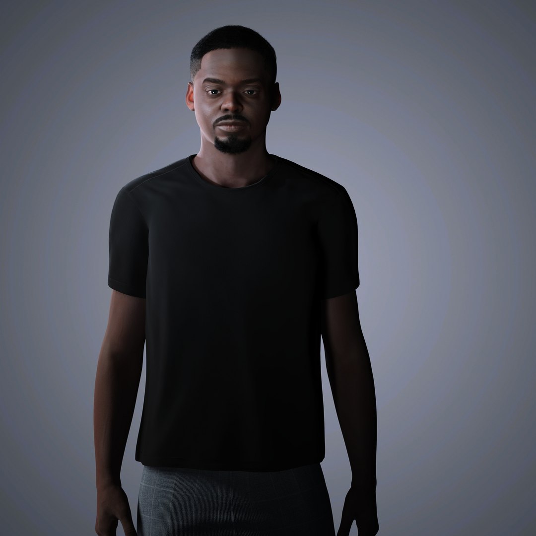 Daniel Kaluuya Character 3D Model Low-poly 3D - TurboSquid 2305435