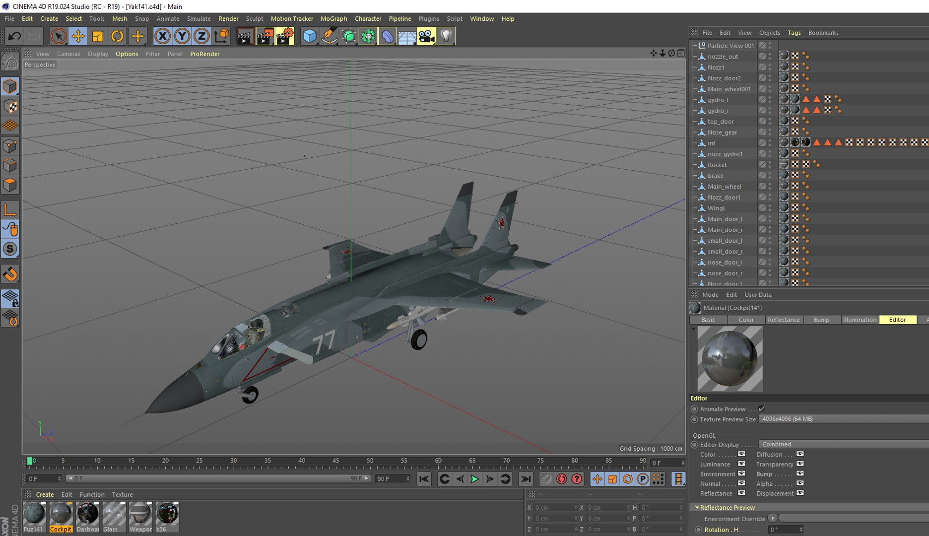 Yak-141 VTOL jet fighter 3D model - TurboSquid 2025151