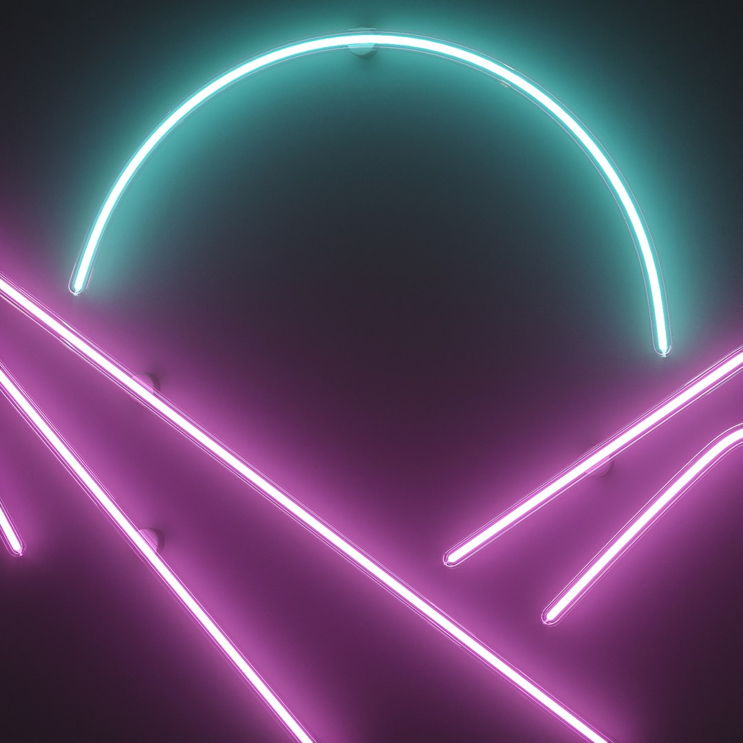 Neon Set 24 3D Model - TurboSquid 1965034