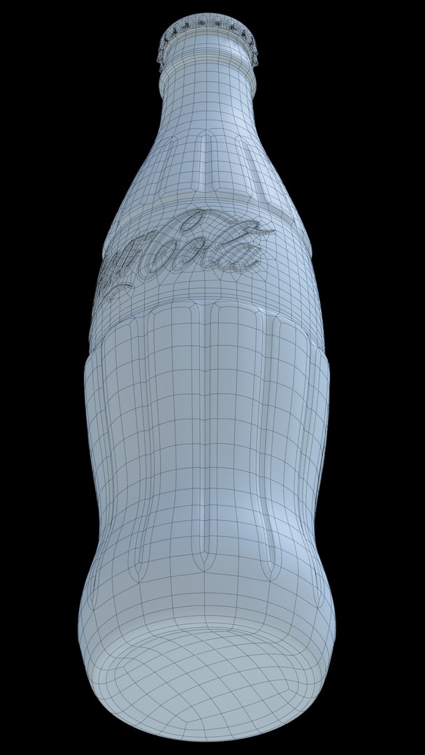 Coca Cola Glass Bottle Model - TurboSquid 1195292