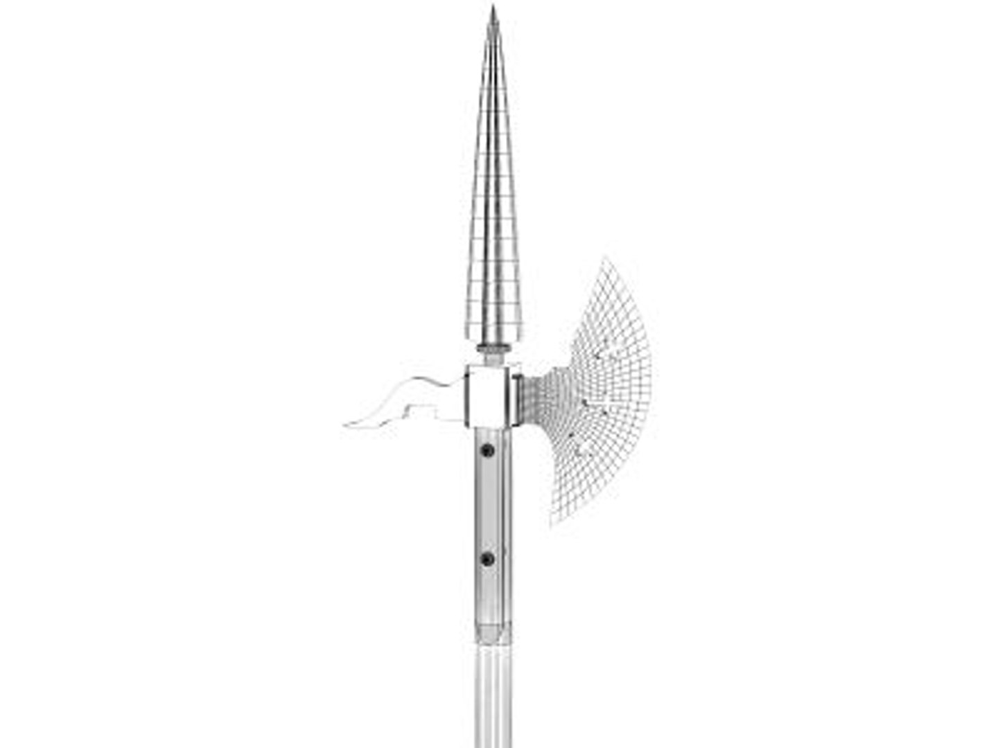 3d Halberd 11th Century