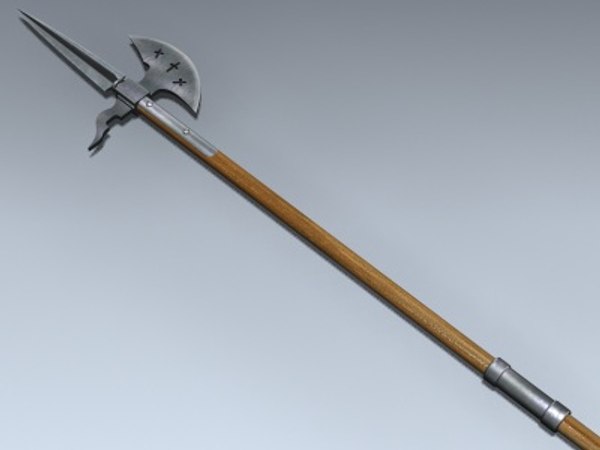 3d halberd 11th century
