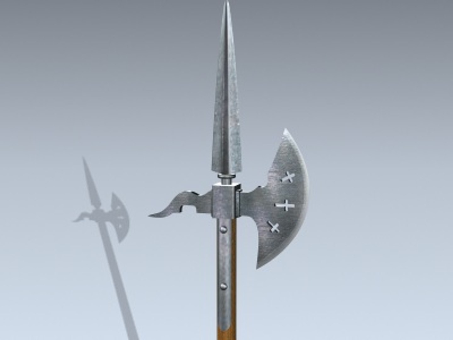 3d Halberd 11th Century