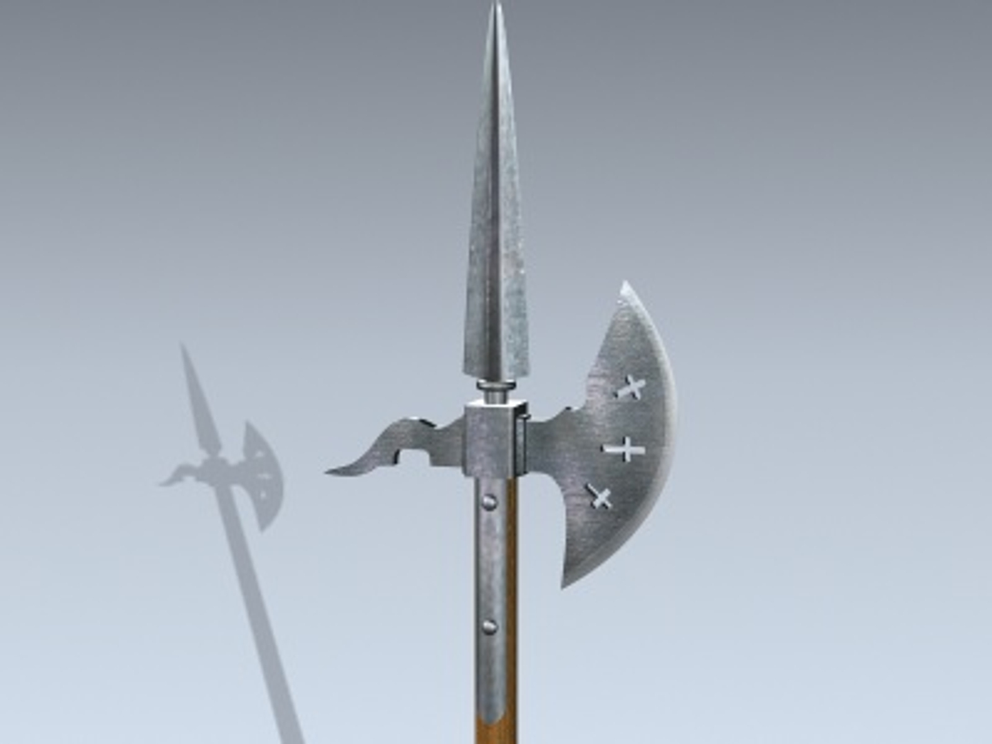 3d halberd 11th century