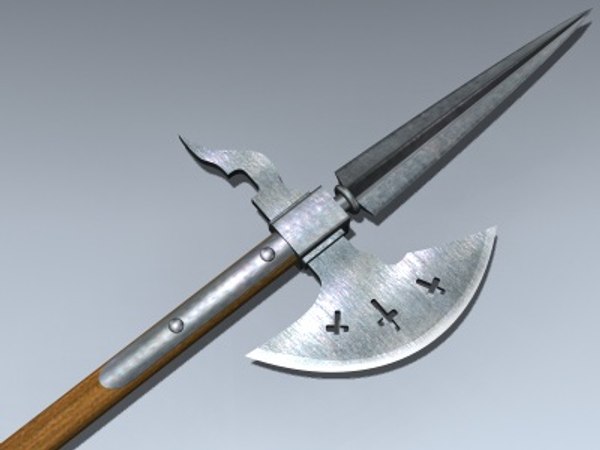 3d halberd 11th century