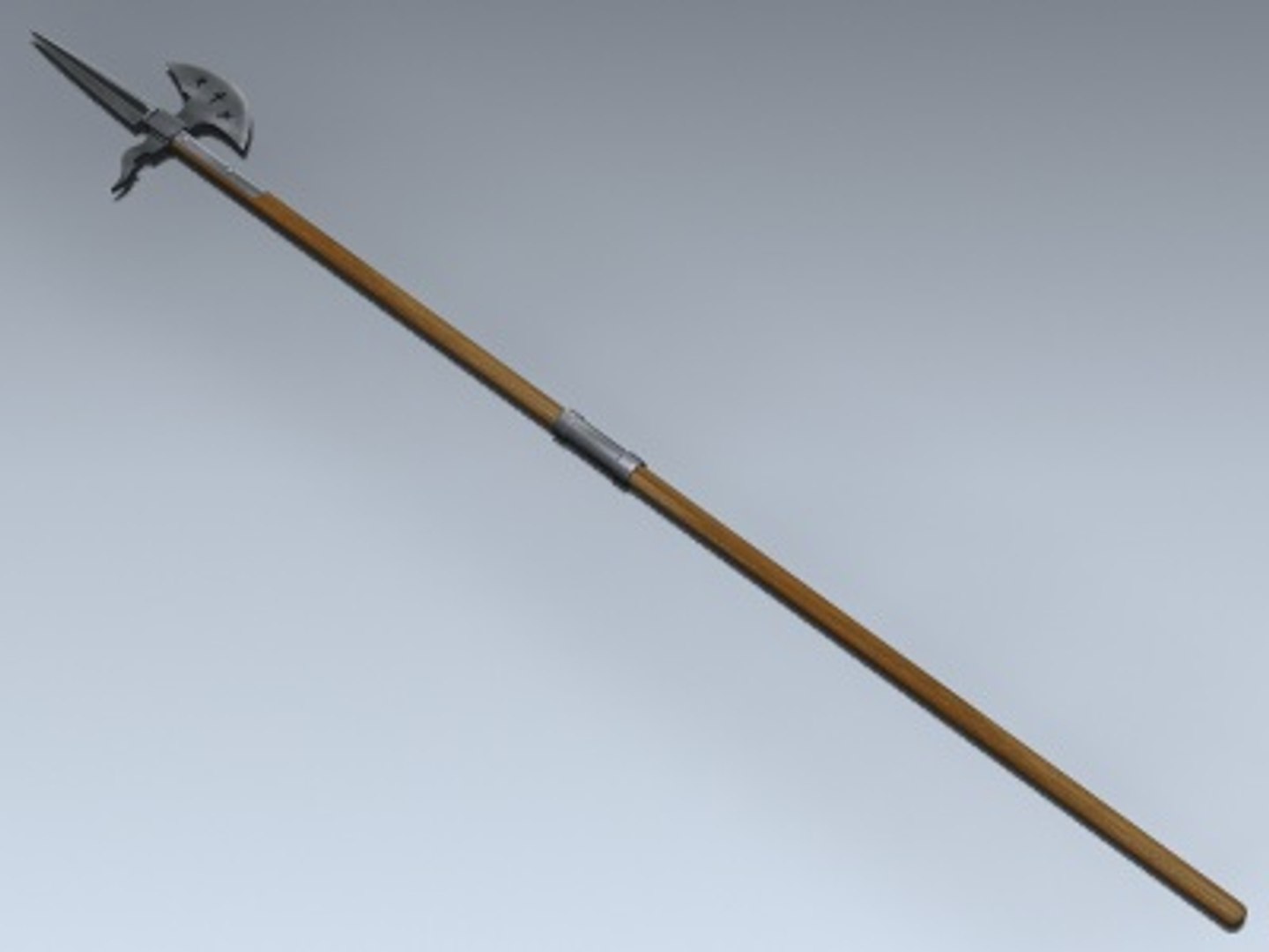 3d Halberd 11th Century