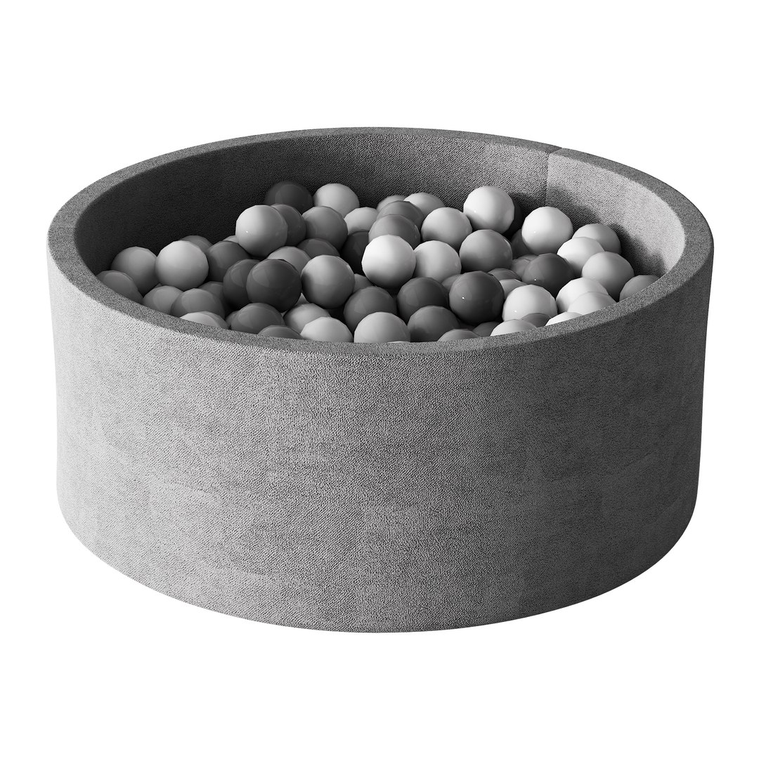3D 391 CB2 Baby and Toddler Natural Pop-Up Ball Pit - TurboSquid 2145706