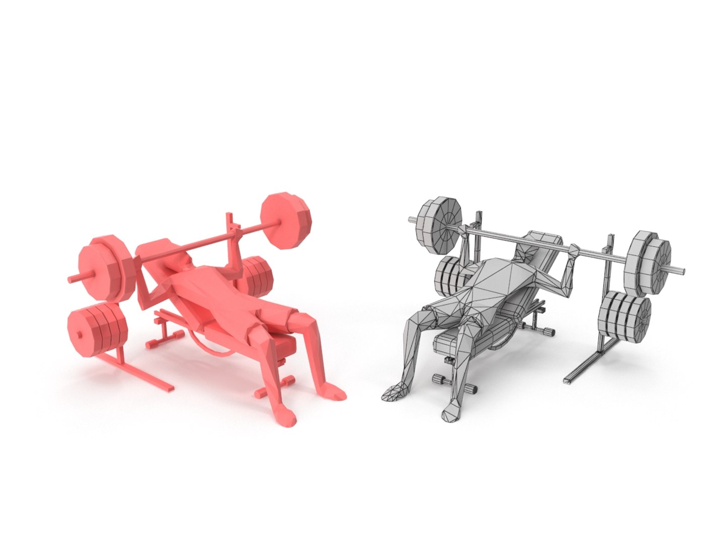 People Gym Fitness 3D Model - TurboSquid 1513493