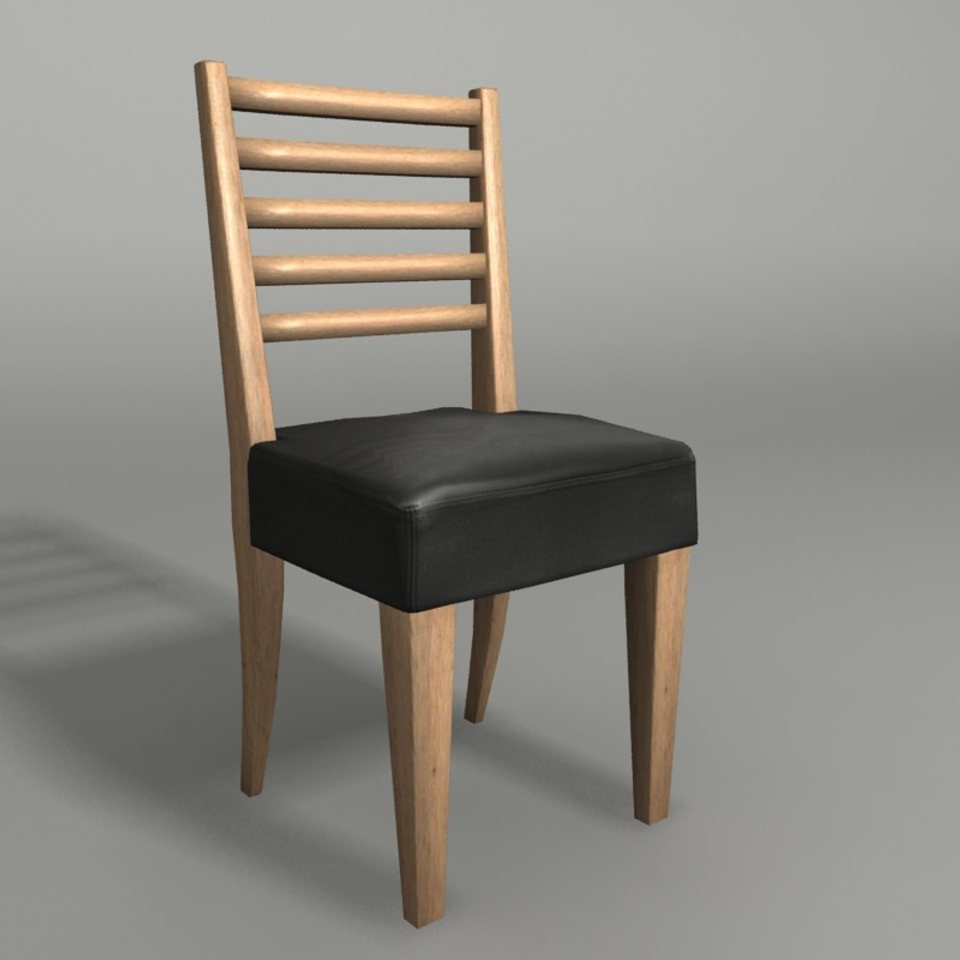 3d Stride Chair Model