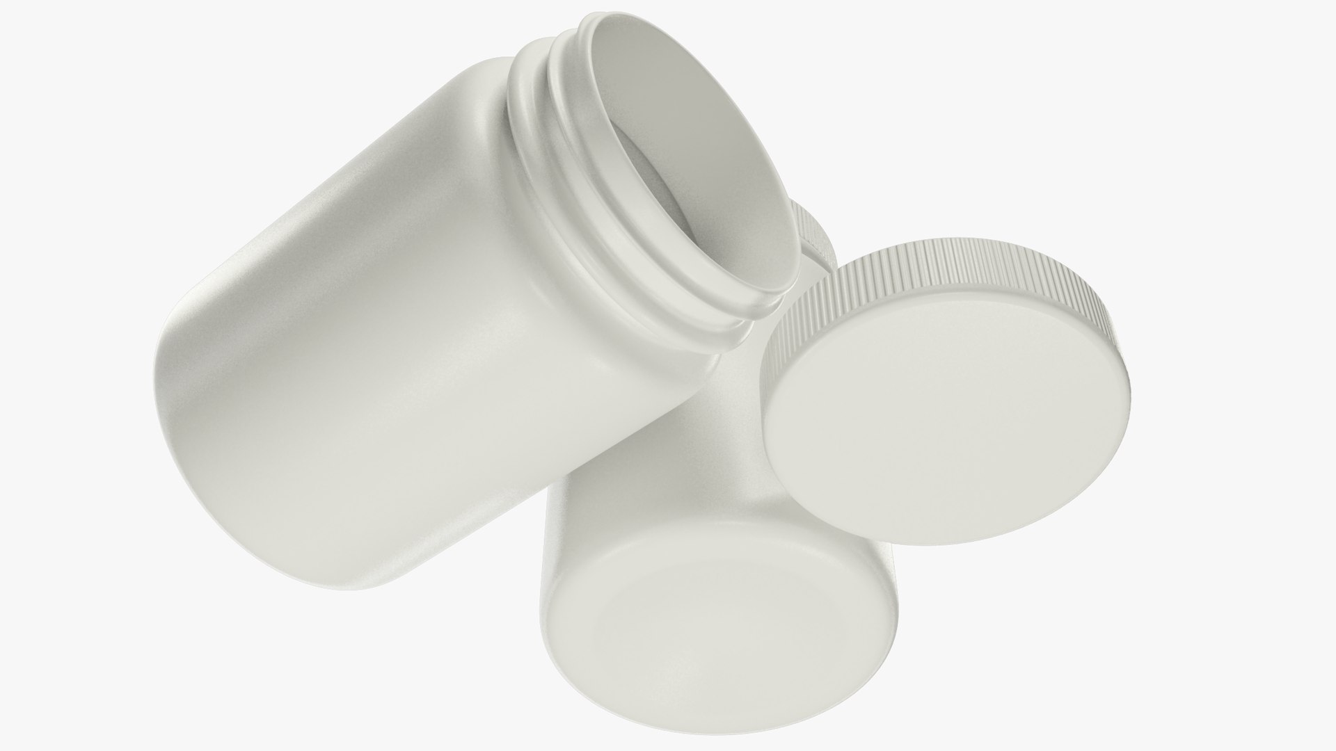 3D Plastic Jar Model - TurboSquid 1550256