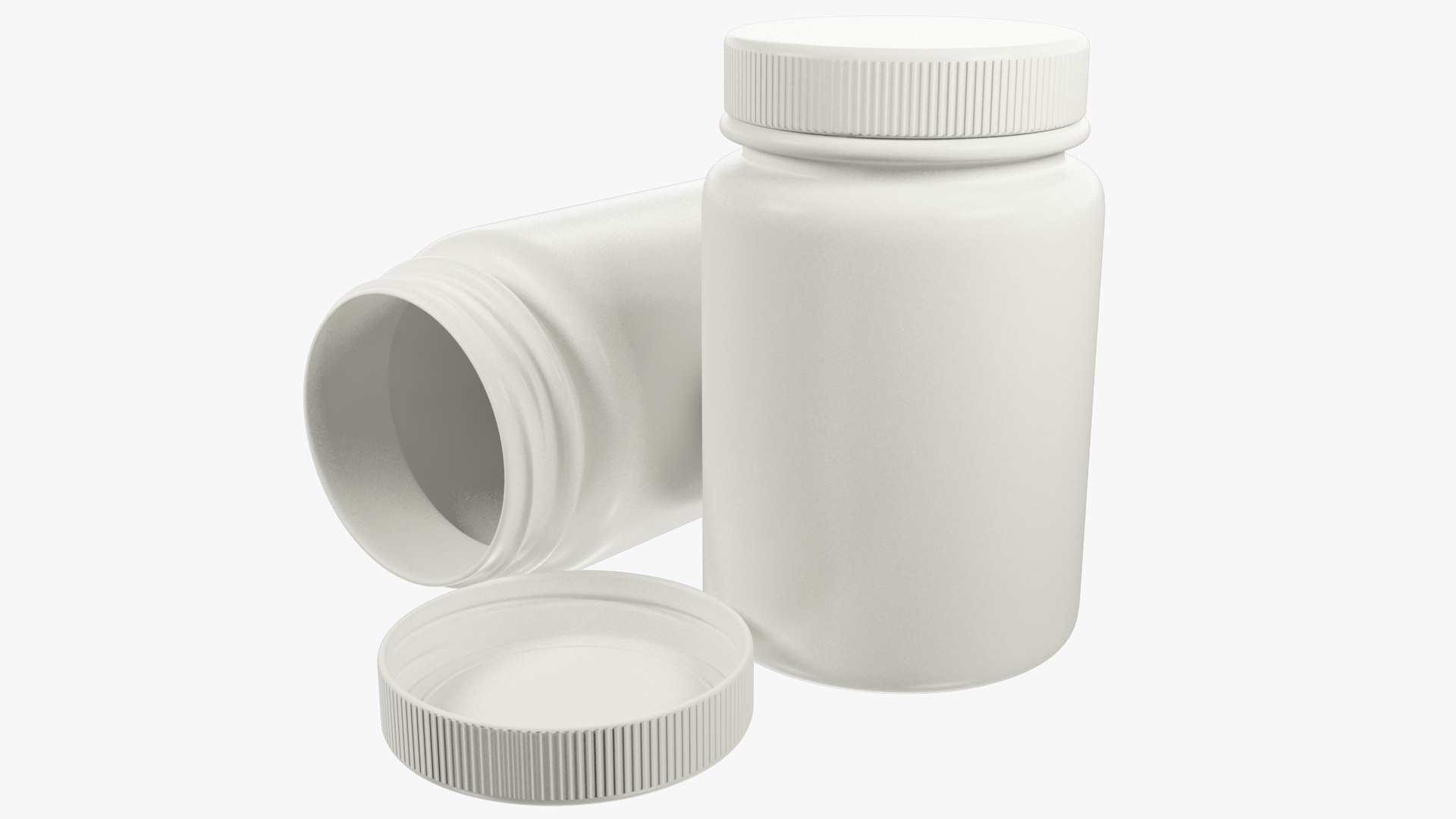 3D Plastic Jar Model - TurboSquid 1550256