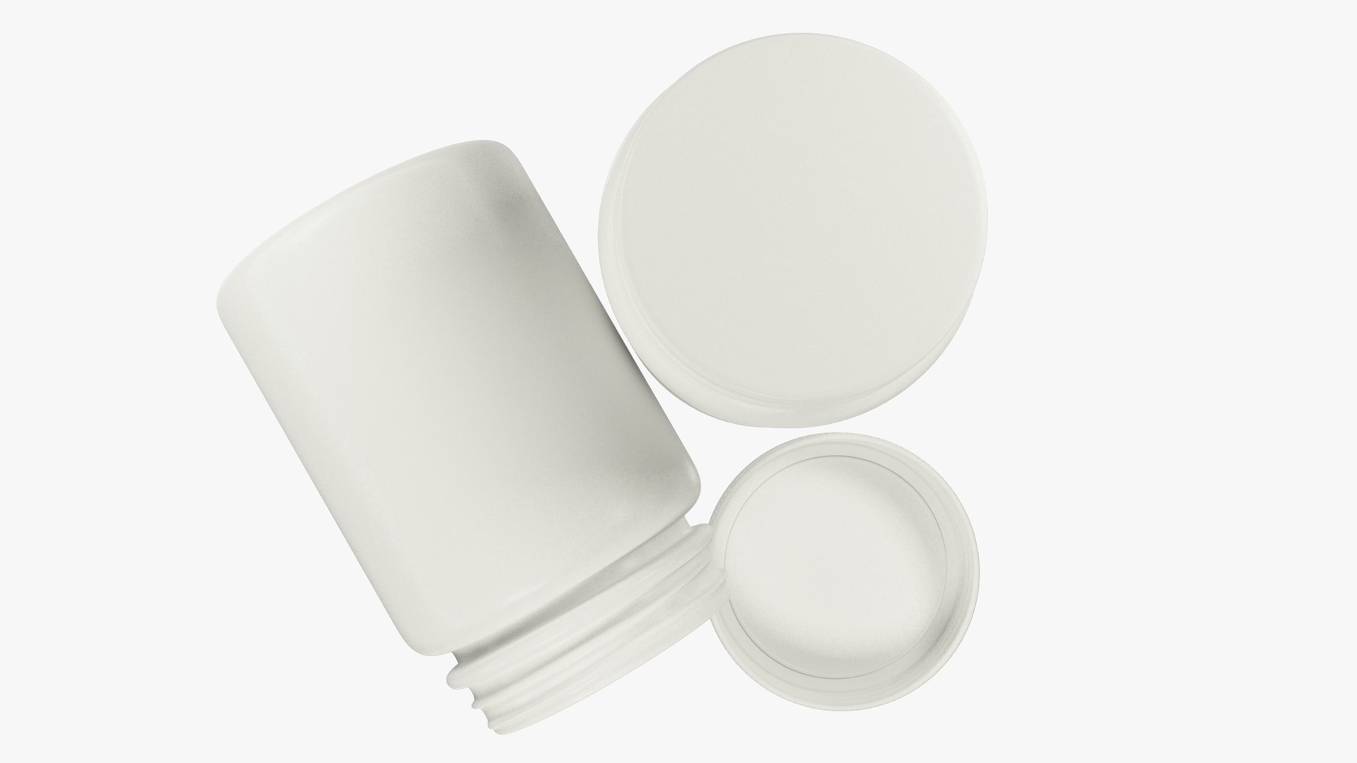 3D Plastic Jar Model - TurboSquid 1550256