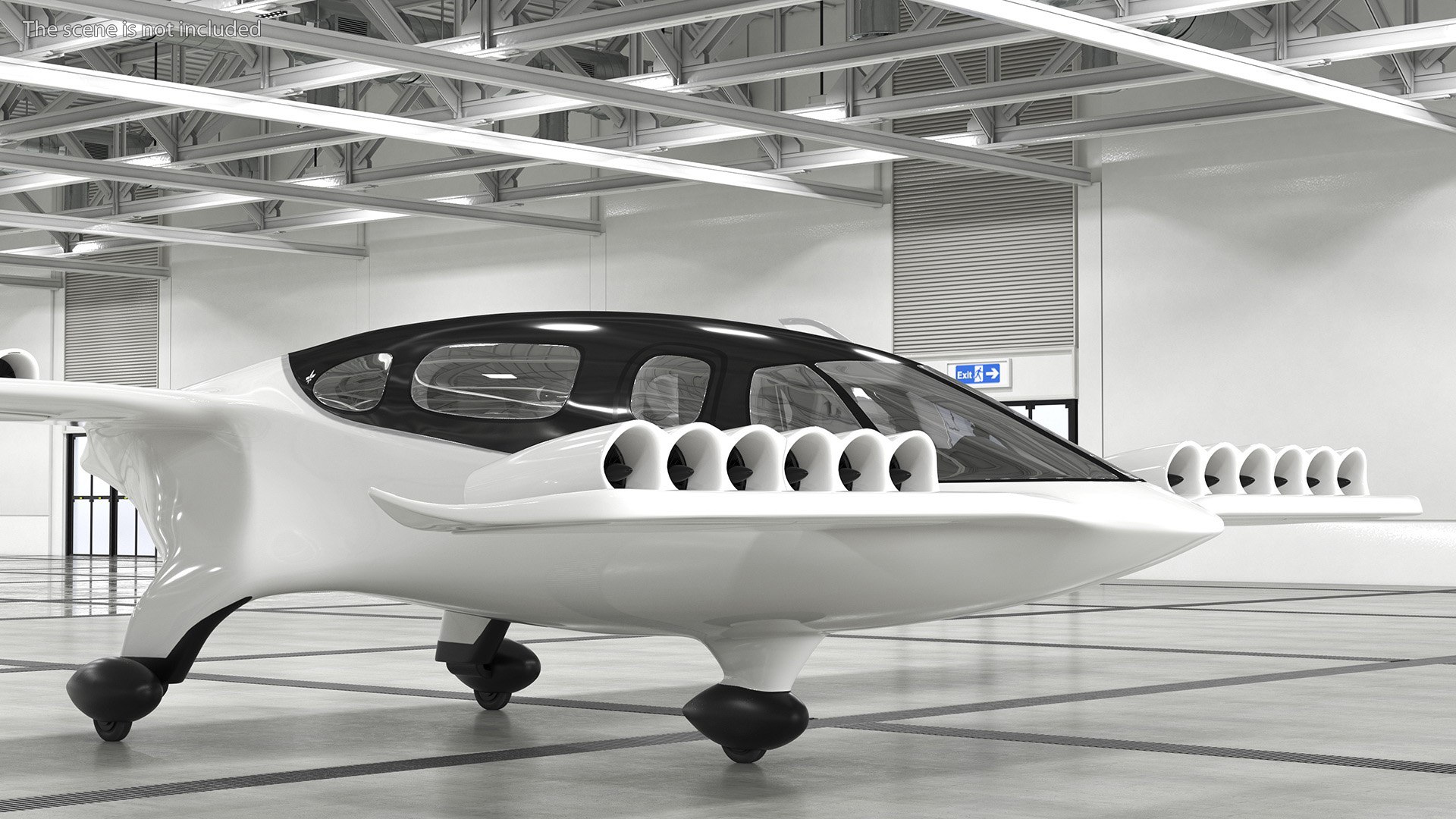 Lilium Jet Phoenix White Rigged for Maya 3D model - TurboSquid 2169107