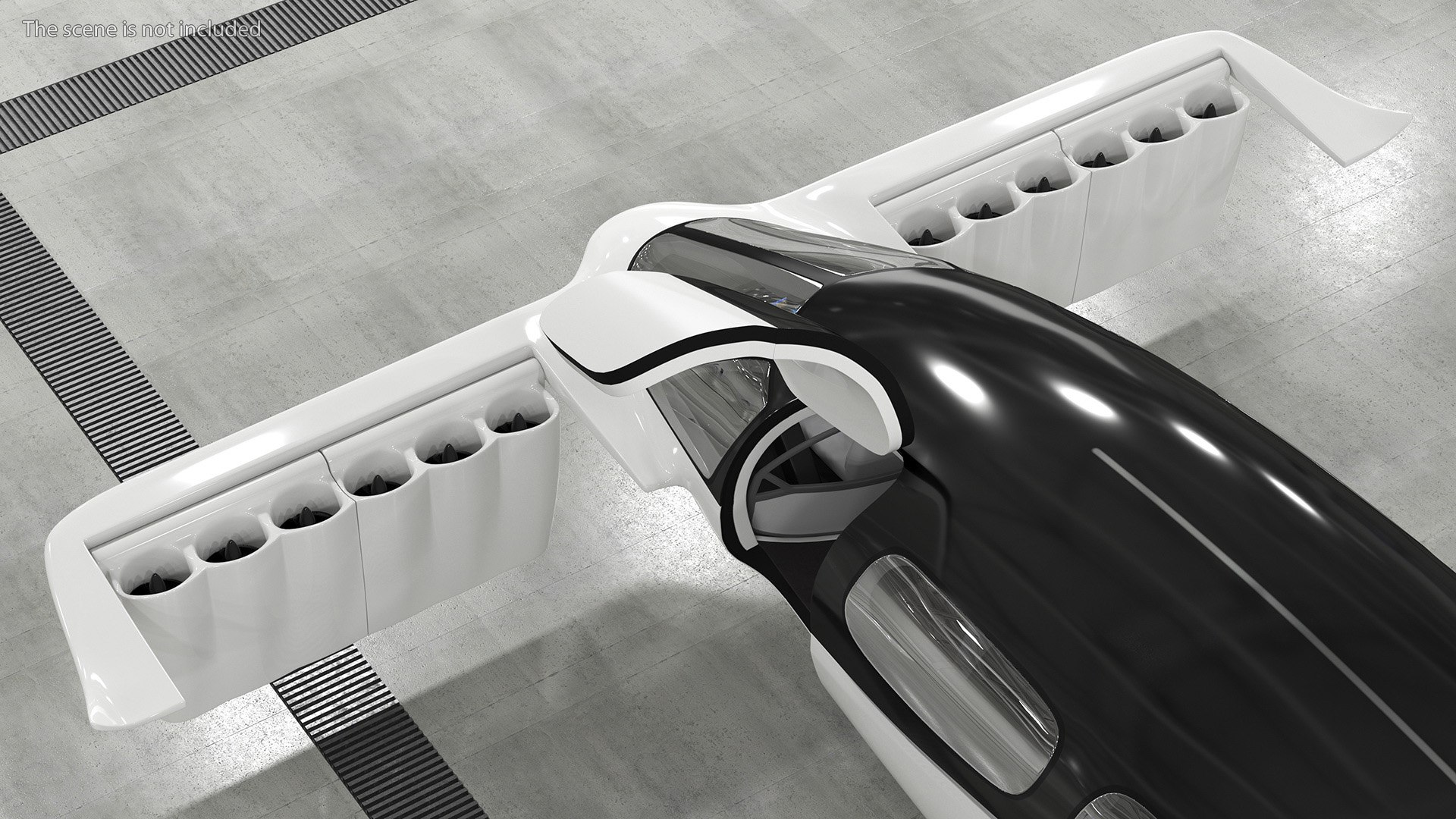 Lilium Jet Phoenix White Rigged for Maya 3D model - TurboSquid 2169107