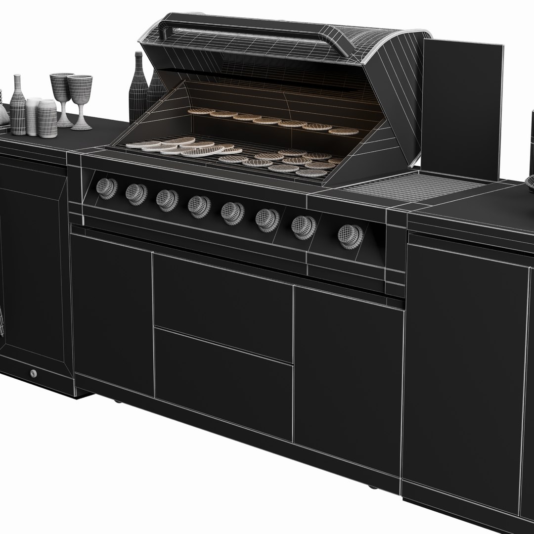 3D Gasmate Outdoor Kitchen - TurboSquid 1847913