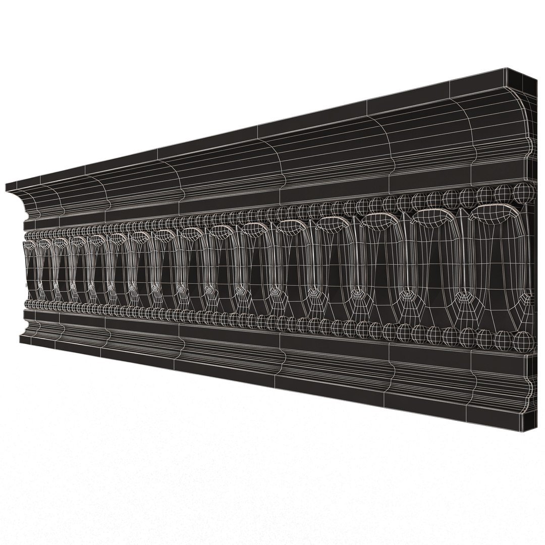 Cornice Decoration Molding 017 3D - TurboSquid 2157650