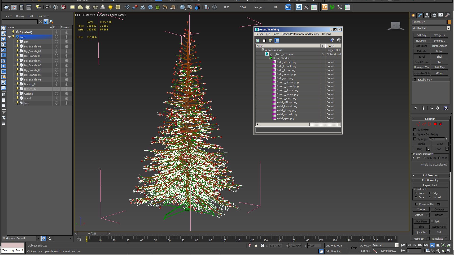Light Tree Christmas 3D Model - TurboSquid 1466615