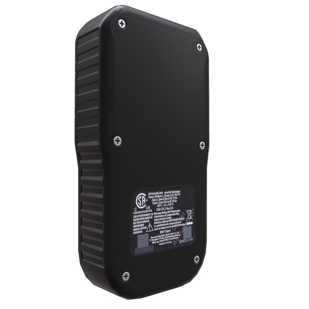 BW Clip4 Disposable 4 Gas Monitor Low Poly Model - TurboSquid 2391173