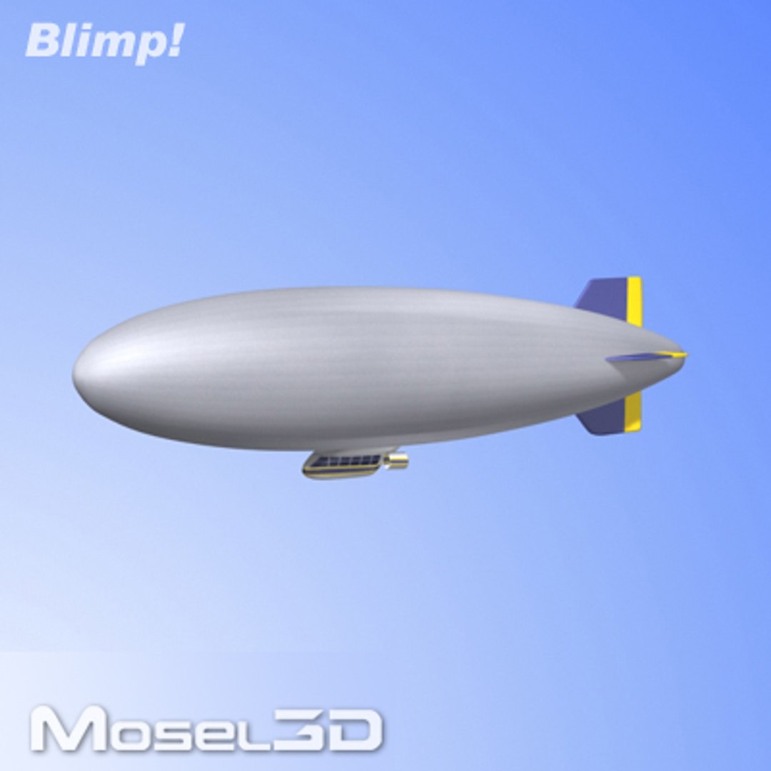 3d blimp mosel3d model