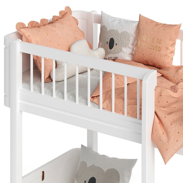 Mini Junior Loft Bed in White by Oliver furniture 3D model - TurboSquid ...