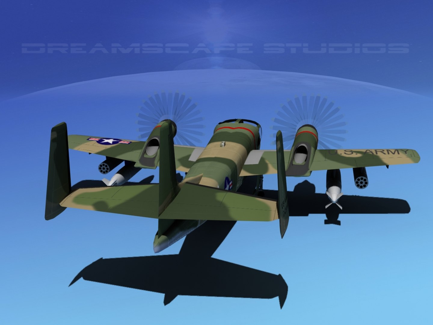 3d ov-1d mohawk grumman recon model