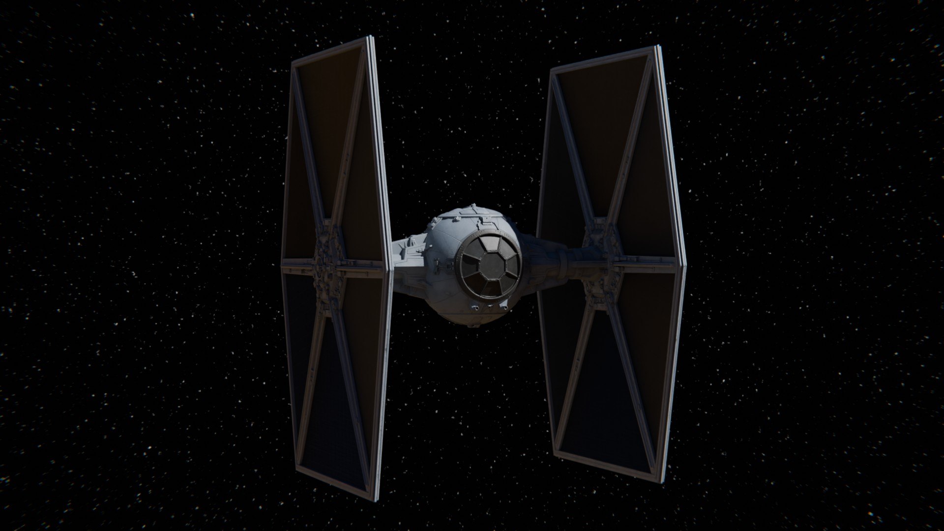 Star Wars Costum Super TIE 3D - TurboSquid 2329563