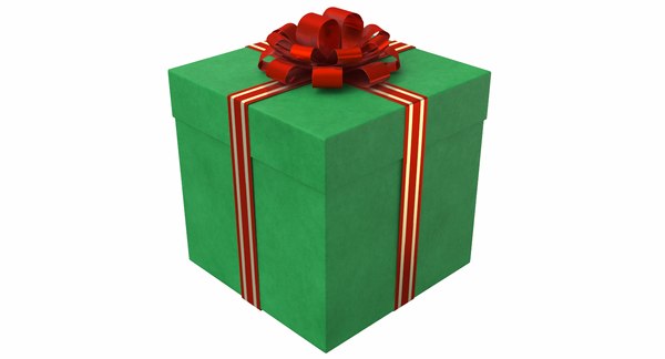3D real gift boxes ribbon model - TurboSquid 1353442