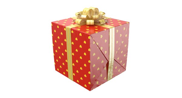 3D real gift boxes ribbon model - TurboSquid 1353442