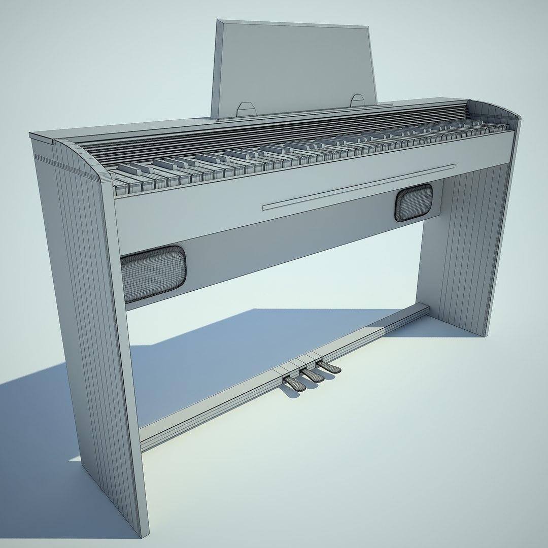 3d Model Piano Casio