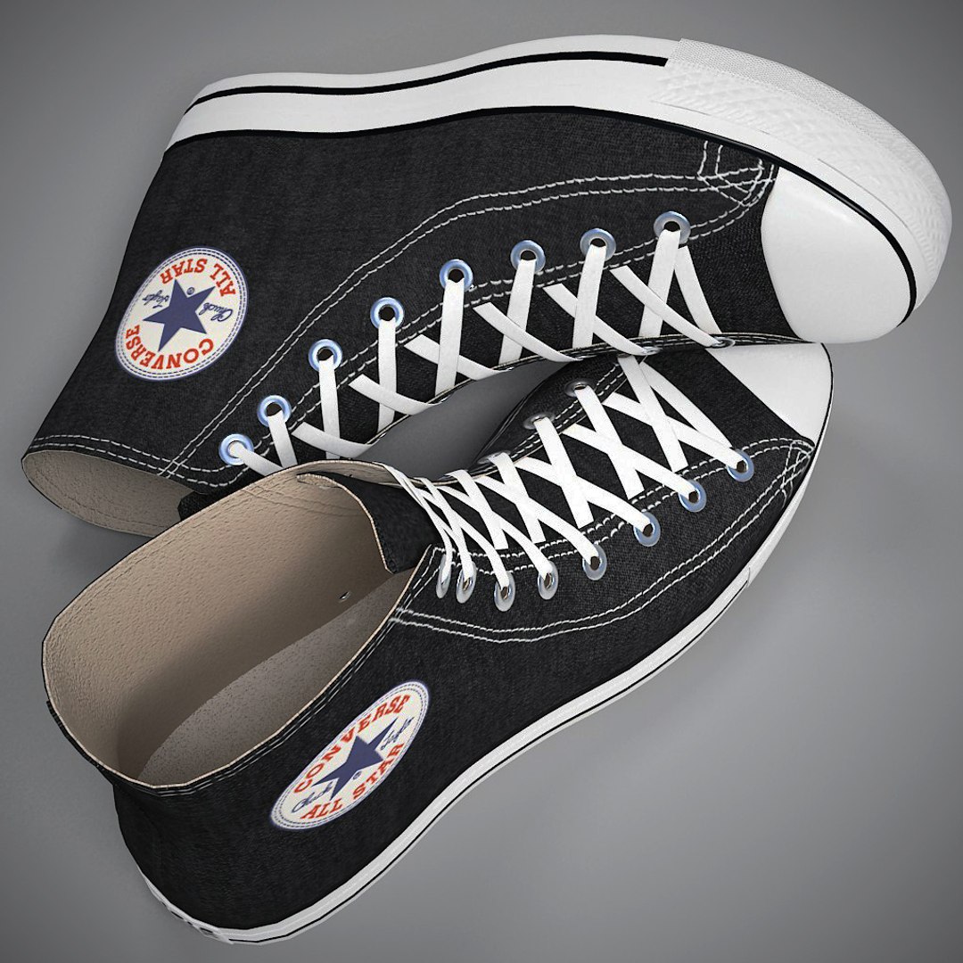 3d Model Of Converse Stars