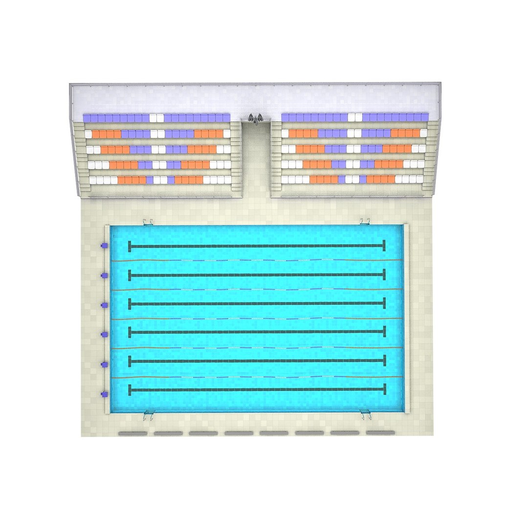 3d Arena Pool Model