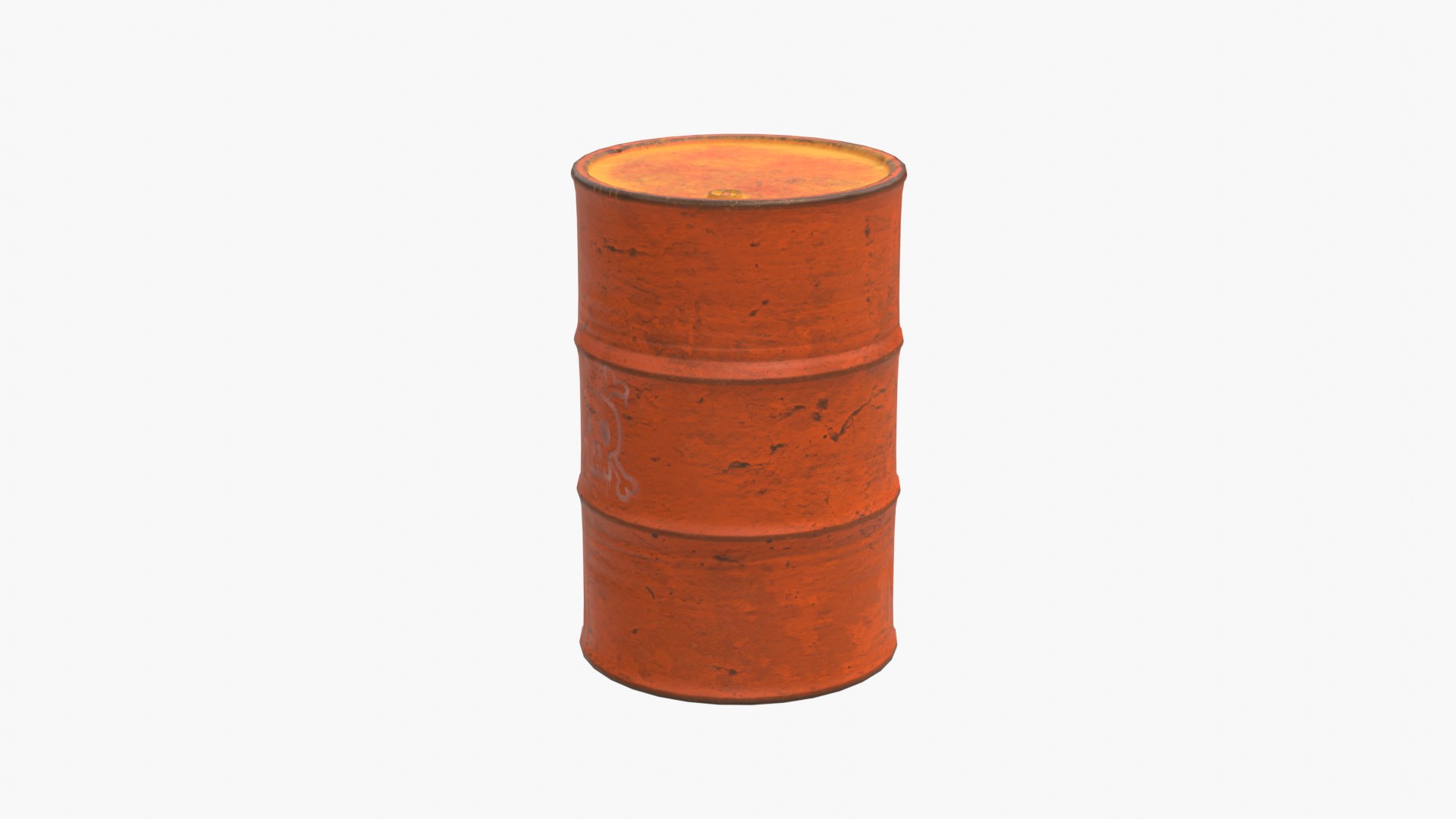 Rusty Toxic Barrel - PBR 3D Model 3D Model - TurboSquid 2388016