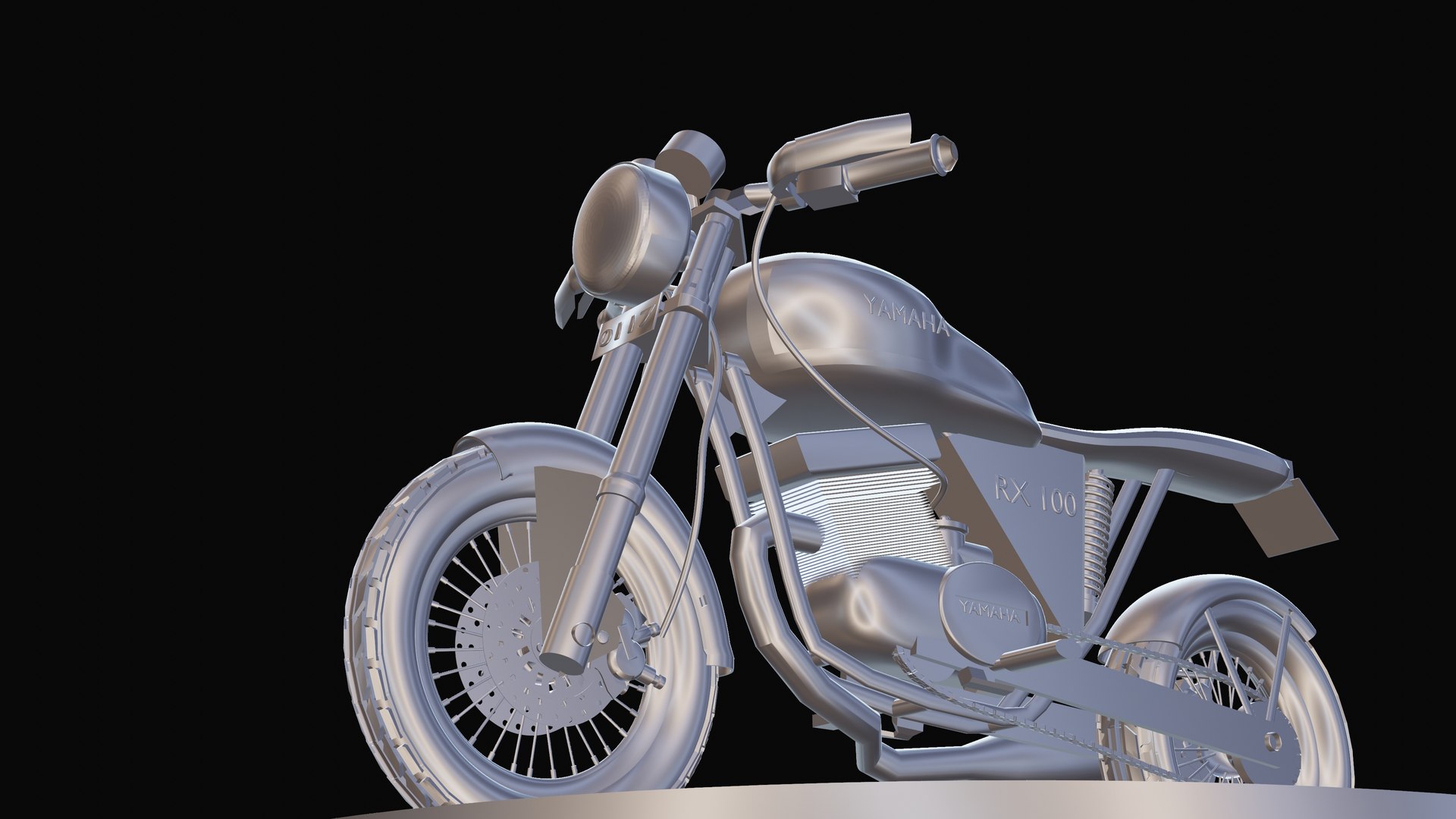 3D Rx 100 Motorcycle - TurboSquid 1620503