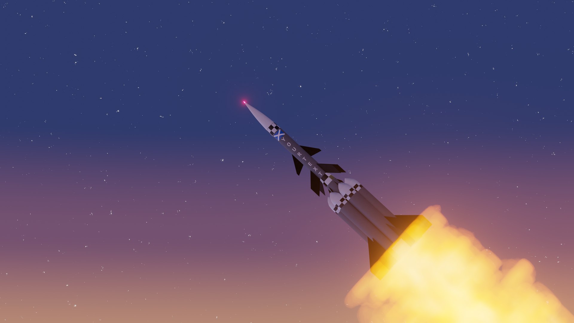 Multi-Stage Rocket 3D Model - TurboSquid 1969037