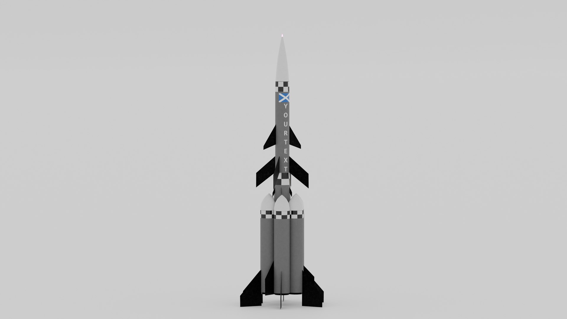 Multi-Stage Rocket 3D Model - TurboSquid 1969037