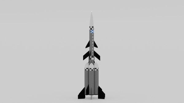 modelo 3d Cohete de varias etapas - TurboSquid 1969037