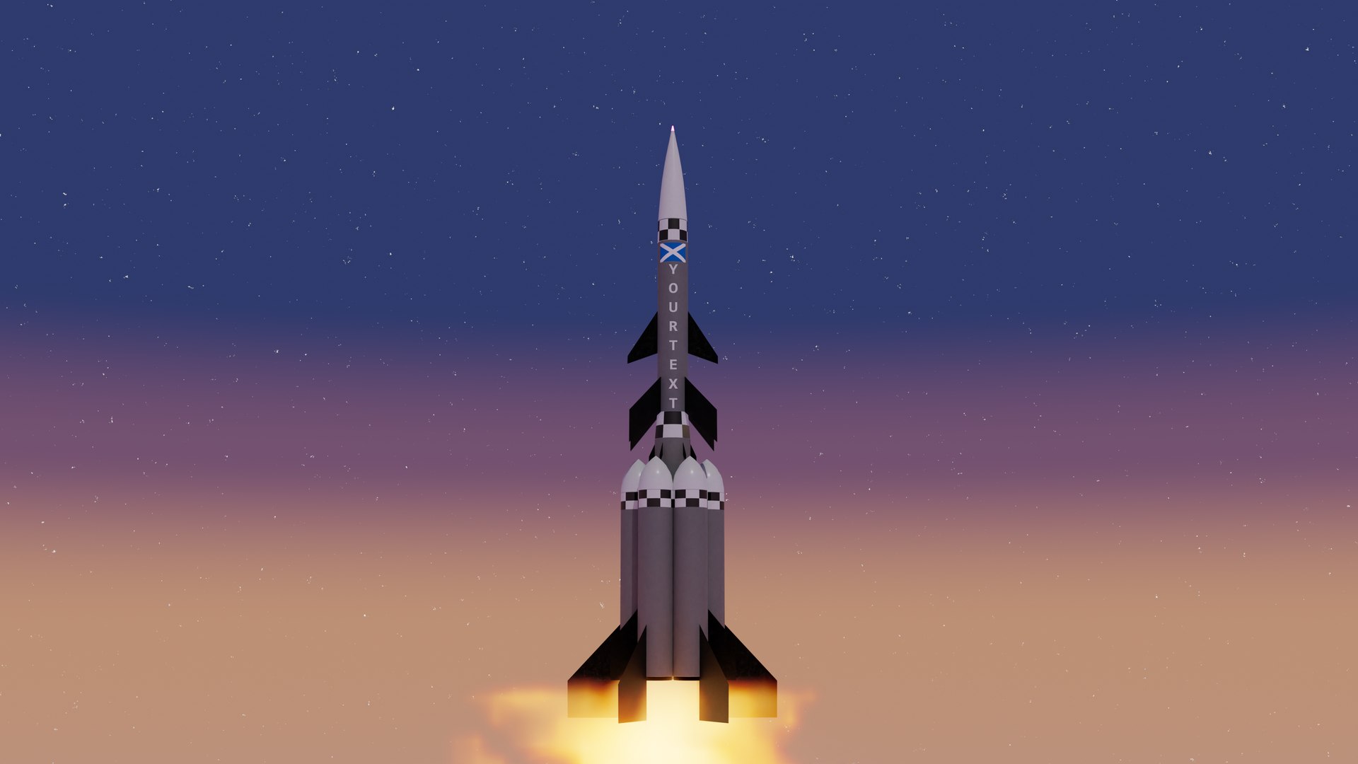 Multi-Stage Rocket 3D Model - TurboSquid 1969037