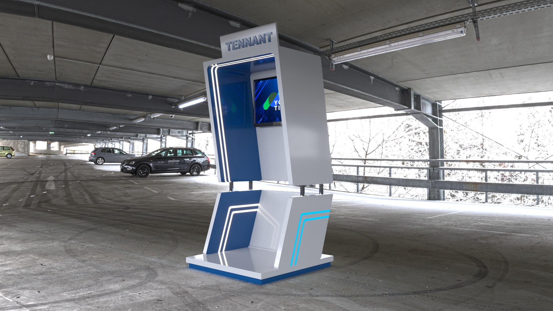 Exhibition Booth Stand Stall Trade Show 3D Model - TurboSquid 2398951