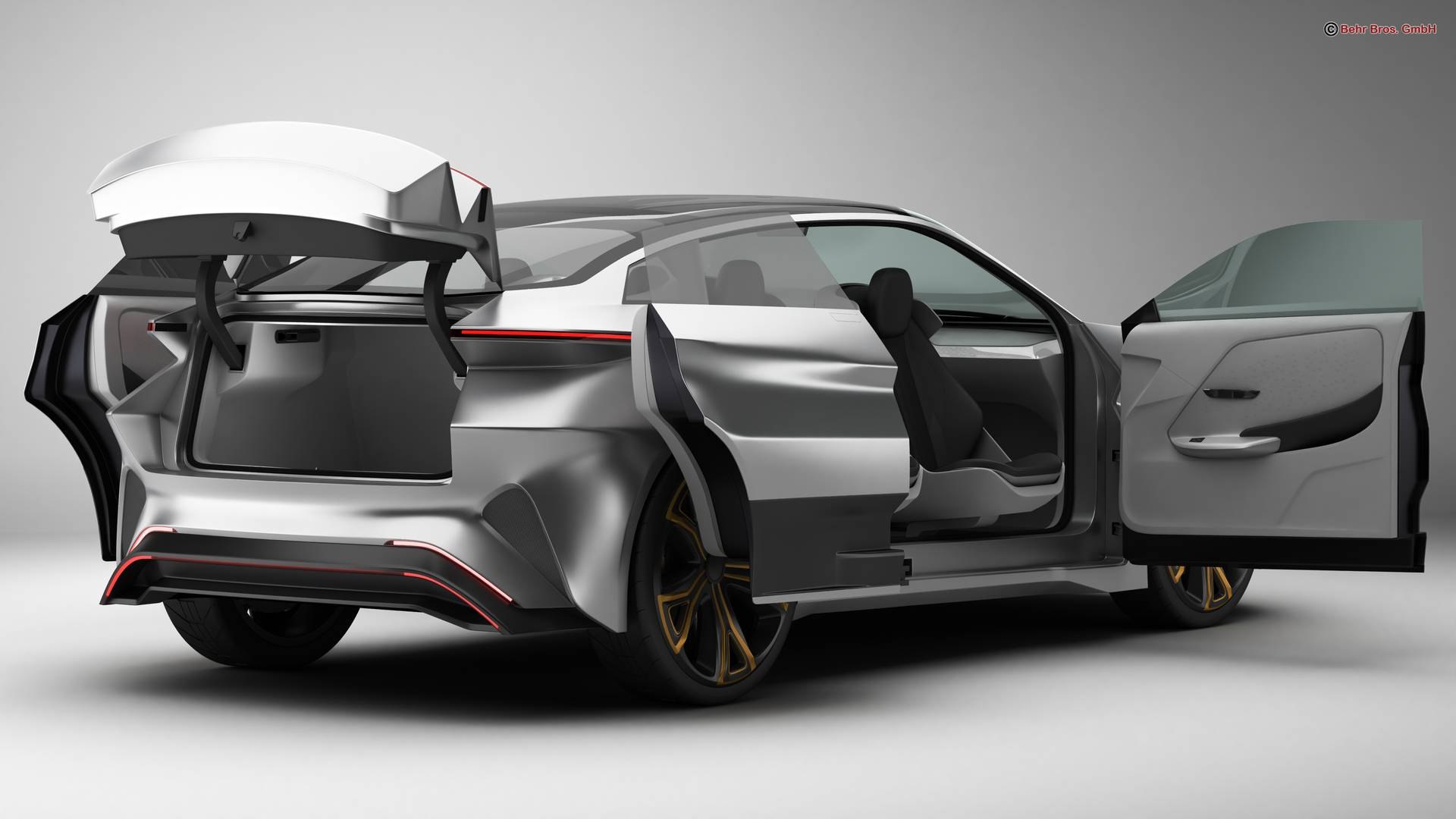 Generic Future EV SUV 2050 3D Model - TurboSquid 2241347